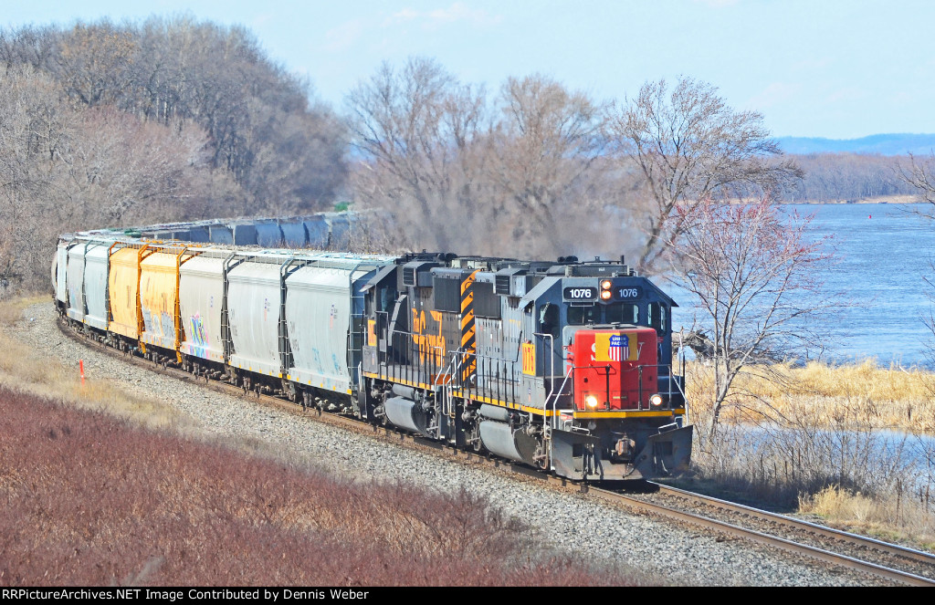 UP 1076, CP's River Sub.